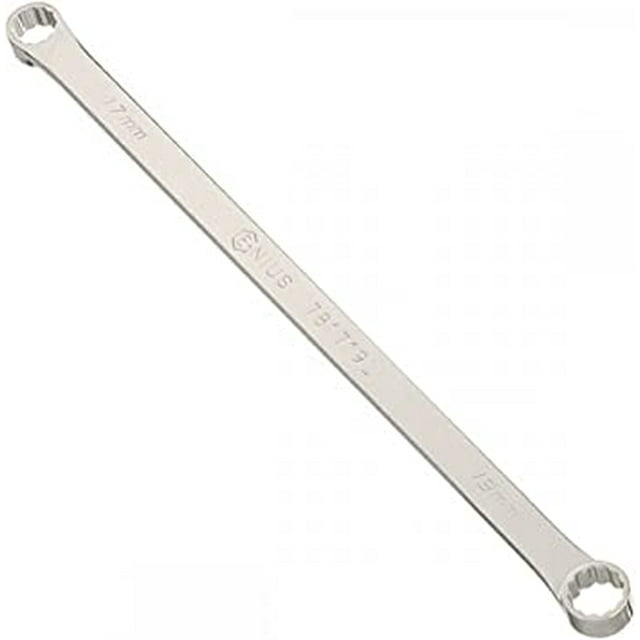 Genius Tools 17 x 19mm Extra Long Box End Wrench, 407mmL - 781719L ...