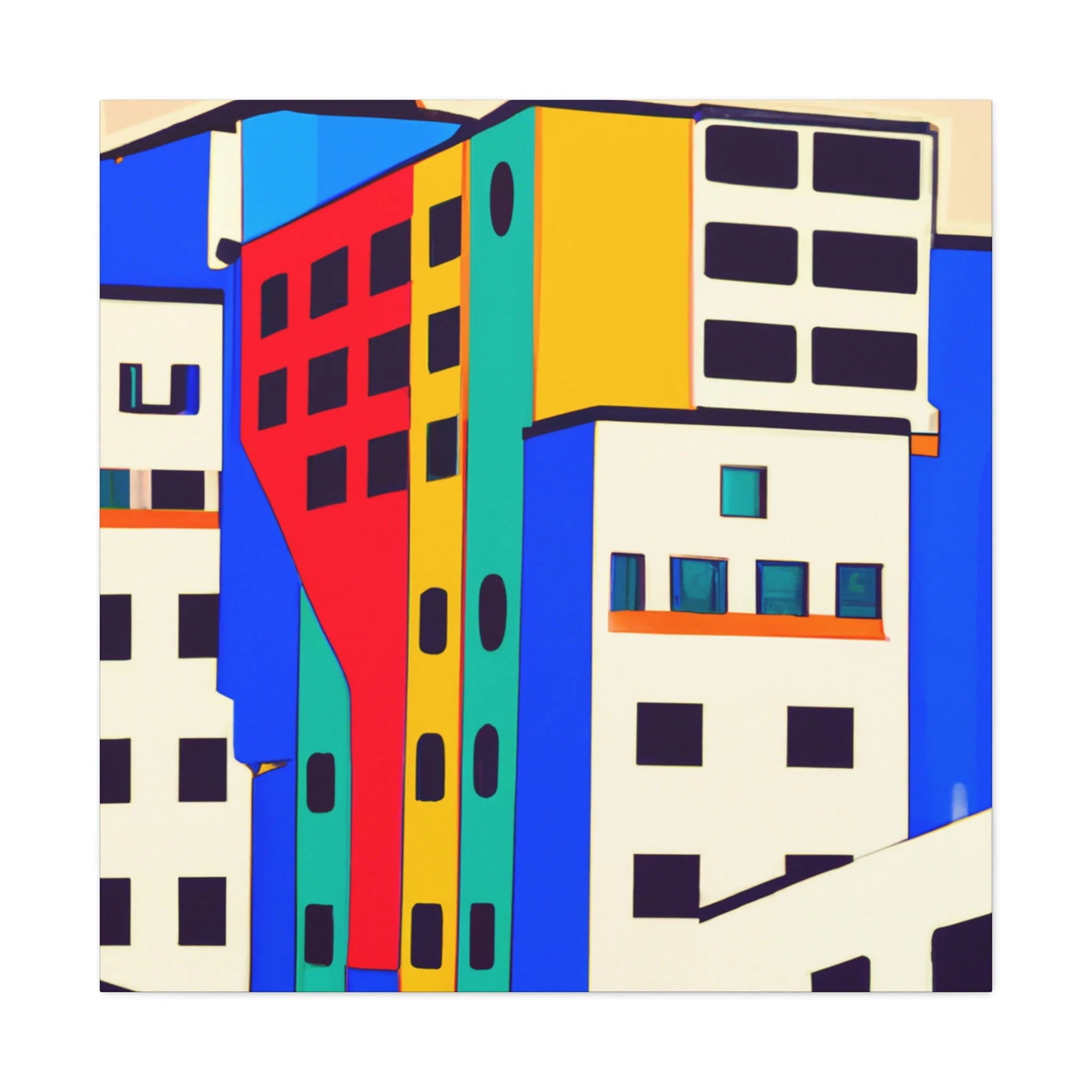 Bauhaus Pop Creation - Canvas - Walmart.com