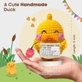 Gossby Handmade Positive Duck Crochet, Inspirational Gift, Emotional ...