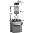 Wagner Lighting BP880 T-3 1/4 Bulb 13/32" - Walmart.com