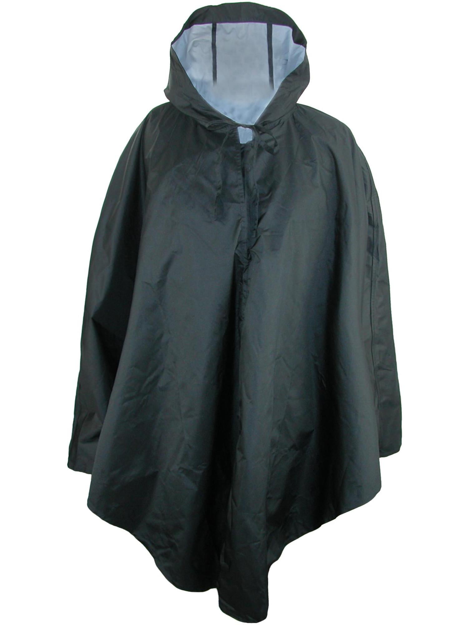 ShedRain Solid Black Pouchable Poncho (Women) - Walmart.com
