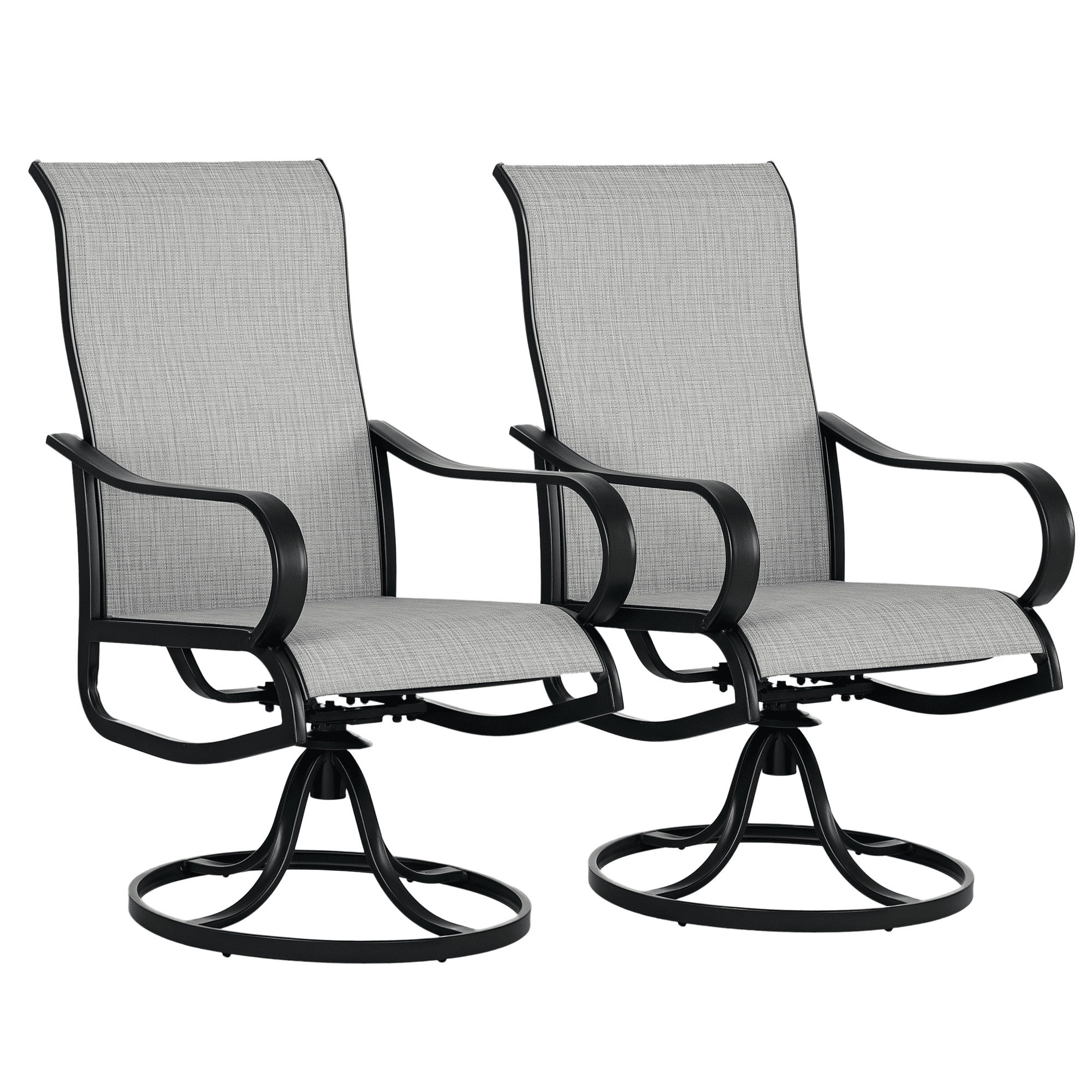 Click here for Outsunny Patio Swivel Chairs W/ Mesh Fabric Seat R... prices