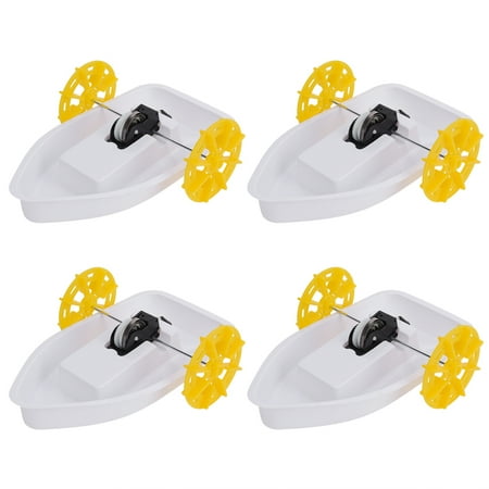 4Pcs DIY Amphibious Boat Assemble Toy Science Educational Children ...