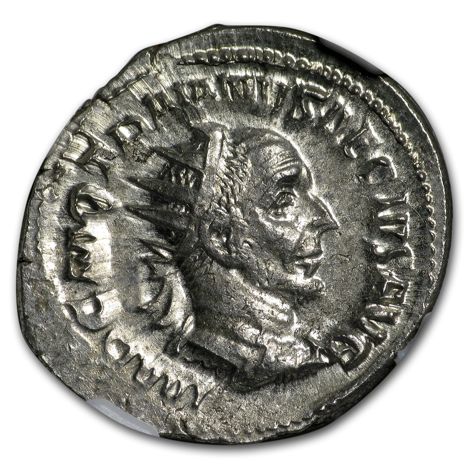 Roman Double Denarius Emperor Trajan Decius (249-251 AD) MS NGC ...