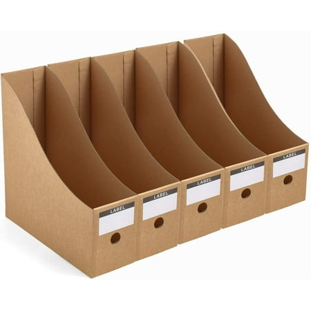 Magazine File Holder, Folder Holder, Magazine Organizer, Book Bins ...