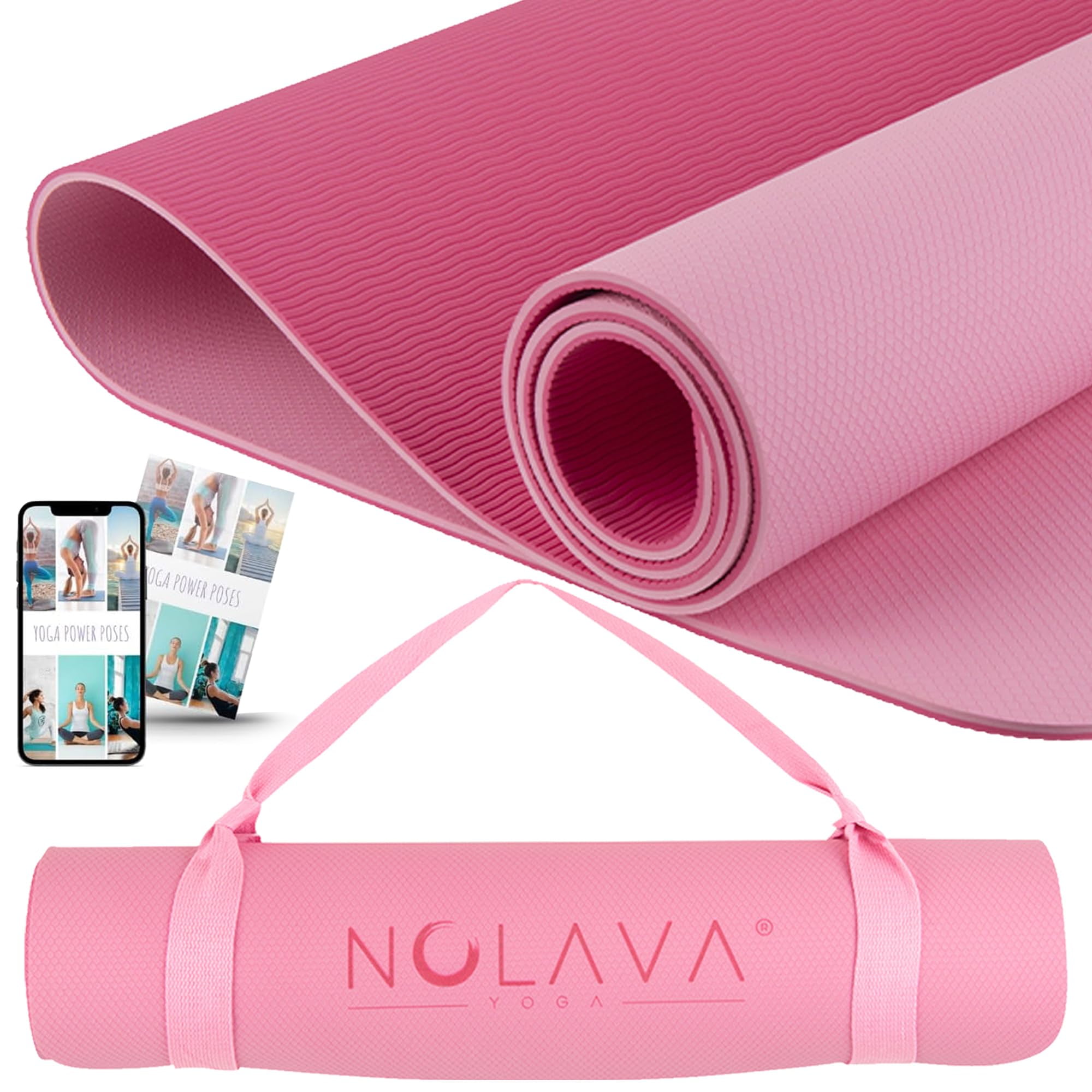 Click here for Nolava Designs Nolava Pink Tpe Thick Yoga Mat Â€ P... prices