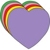 SHAPES ETC. Open Heart Assorted Color Creative Cut-Outs- 3" - Walmart.com