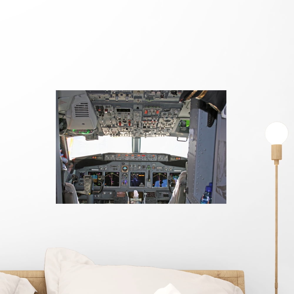 Cockpit 2 Wall Mural by Wallmonkeys Peel and Stick Graphic (18 in W x ...