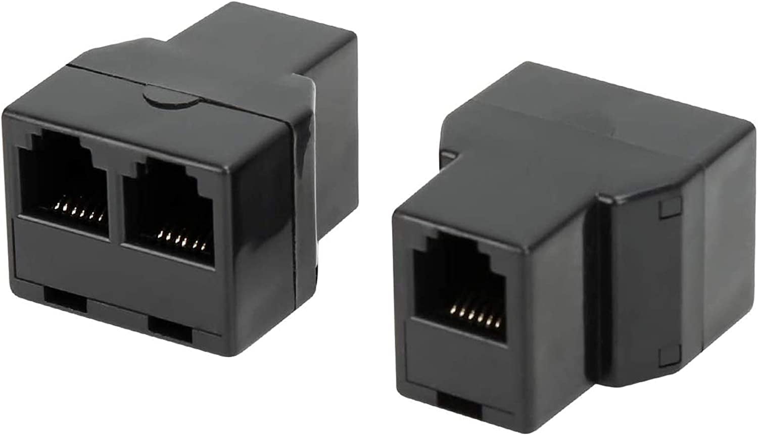 RJ12 6P6C 1 Female to 2 Female Telephone Line Splitters, Telephone ...