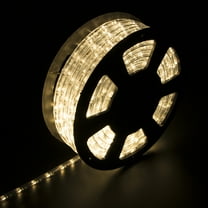 50Ft 2 Wire LED Rope Light 110V Home Party Christmas Decorative In ...