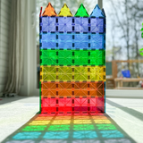 MAGNA-TILES Classic 74-Piece Magnetic Construction Set, The ORIGINAL ...