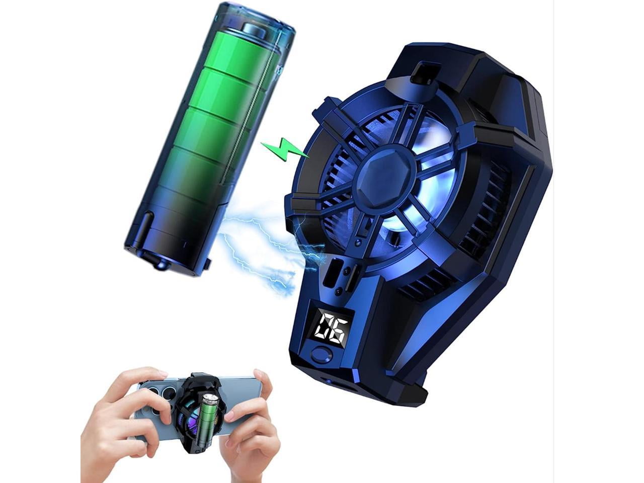 Phone Cooler with Rechargeable Battery, Phone Cooling Fan for Gaming ...
