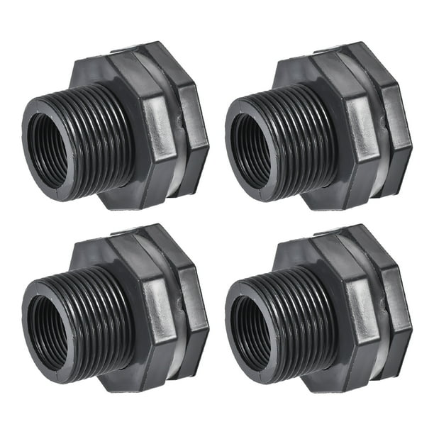 Uxcell G3/4 Female Lengthen Pipe Fitting PVC Bulkhead Fitting with ...