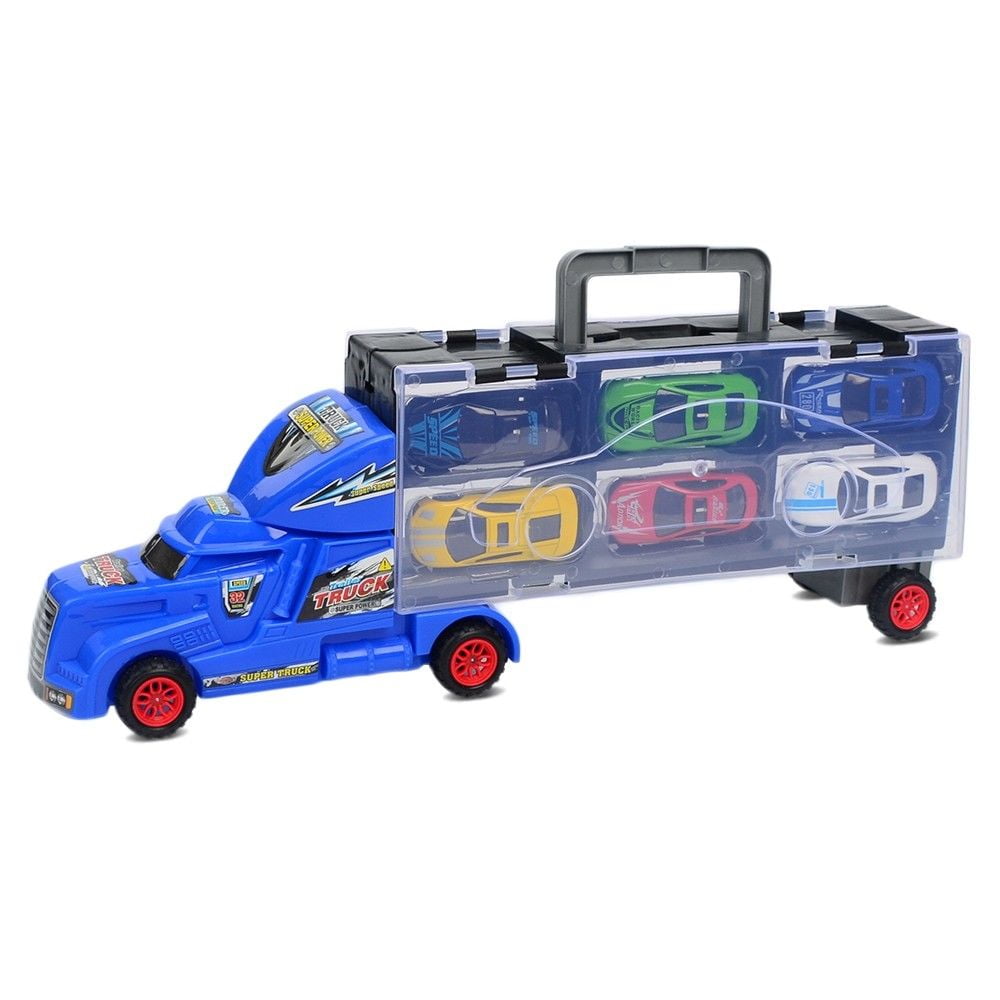 Car Carrier Truck Toy Set Car Transporter Model Car Collection Include ...