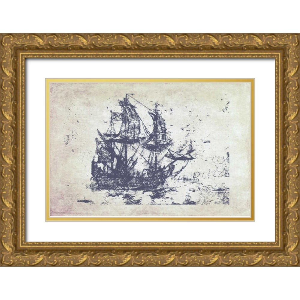 Murdock, Ramona 14x11 Gold Ornate Wood Framed with Double Matting ...