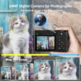 brewene, 5K Digital Camera, 64MP, WiFi Dual-Lens Vlogging for YouTube ...