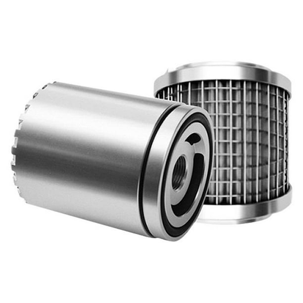 Hubb Filters HUB3202 3 in. Stainless Steel Reusable Oil Filter & Thread ...