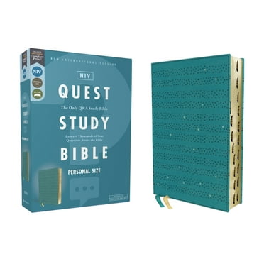 Niv, Quest Study Bible, Hardcover, Comfort Print: The Only Q and A ...