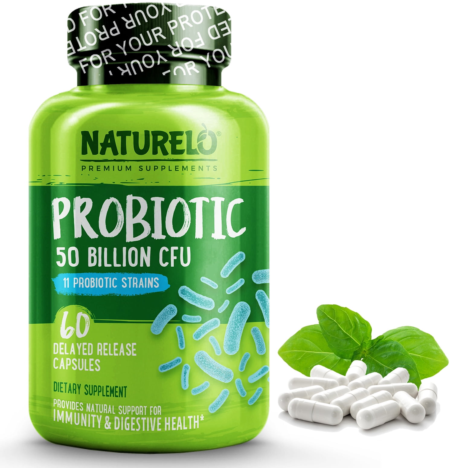 Ultra Strength Probiotic, One Daily - 60 Capsules - Walmart.com