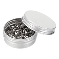 Uxcell Push Pins 11*16mm, 30pcs Round Head Zinc Alloy Decorative ...
