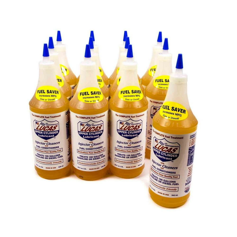 Lucas Oil Upper Cylinder Lube 1 qt Case of 12 P/N 10003-12 - Walmart ...