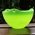 Light Green Plastic Hanging Flower Pot Chain Plant Planter Home Garden ...