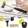 Osfvolr Ring Mandrel Metal Ring Sizer Measuring Tool Ring Size Measurer ...