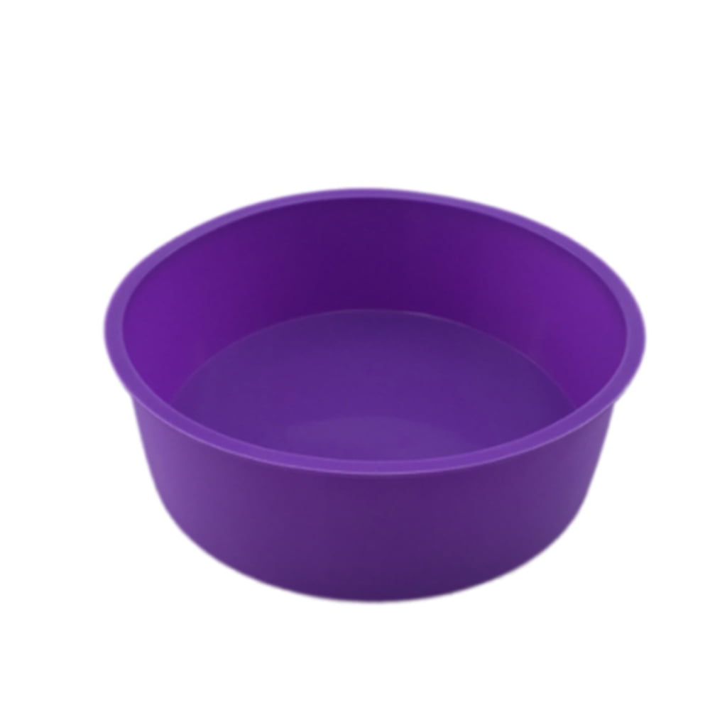 Solid 4/6/8 Inch Silicone Cake Pan Layer Cake Quick Release Baking Pans ...