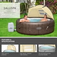 Bestway SaluSpa Sun Shade Canopy Accessory for Inflatable Hot Tub Spas ...