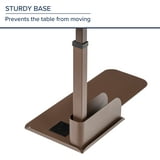 Drive Medical Adjustable Height Bedside Tray Overbed Table, Left Side ...