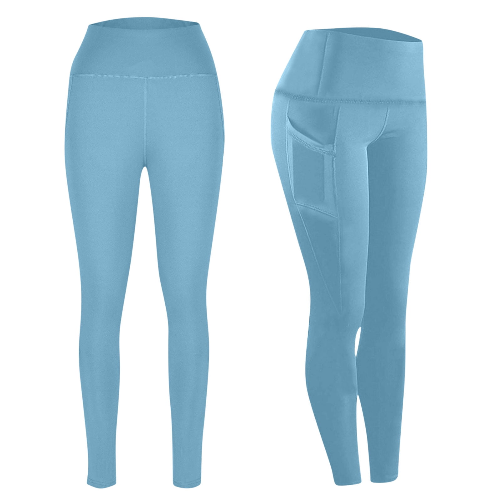 Click here for Lovzfmll Womens Yoga Leggings Slim High Waisted Bu... prices