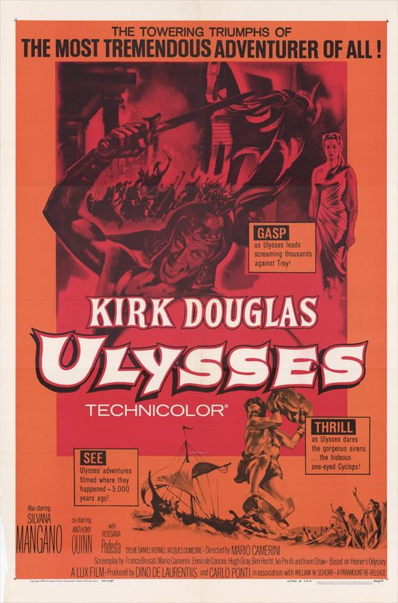 Ulysses - movie POSTER (Style B) (11" x 17") (1955) - Walmart.com