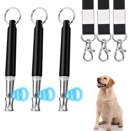 CARBONLIKE Dog Whistle, 3 Pieces of Ultrasonic Dog Whistle, High ...