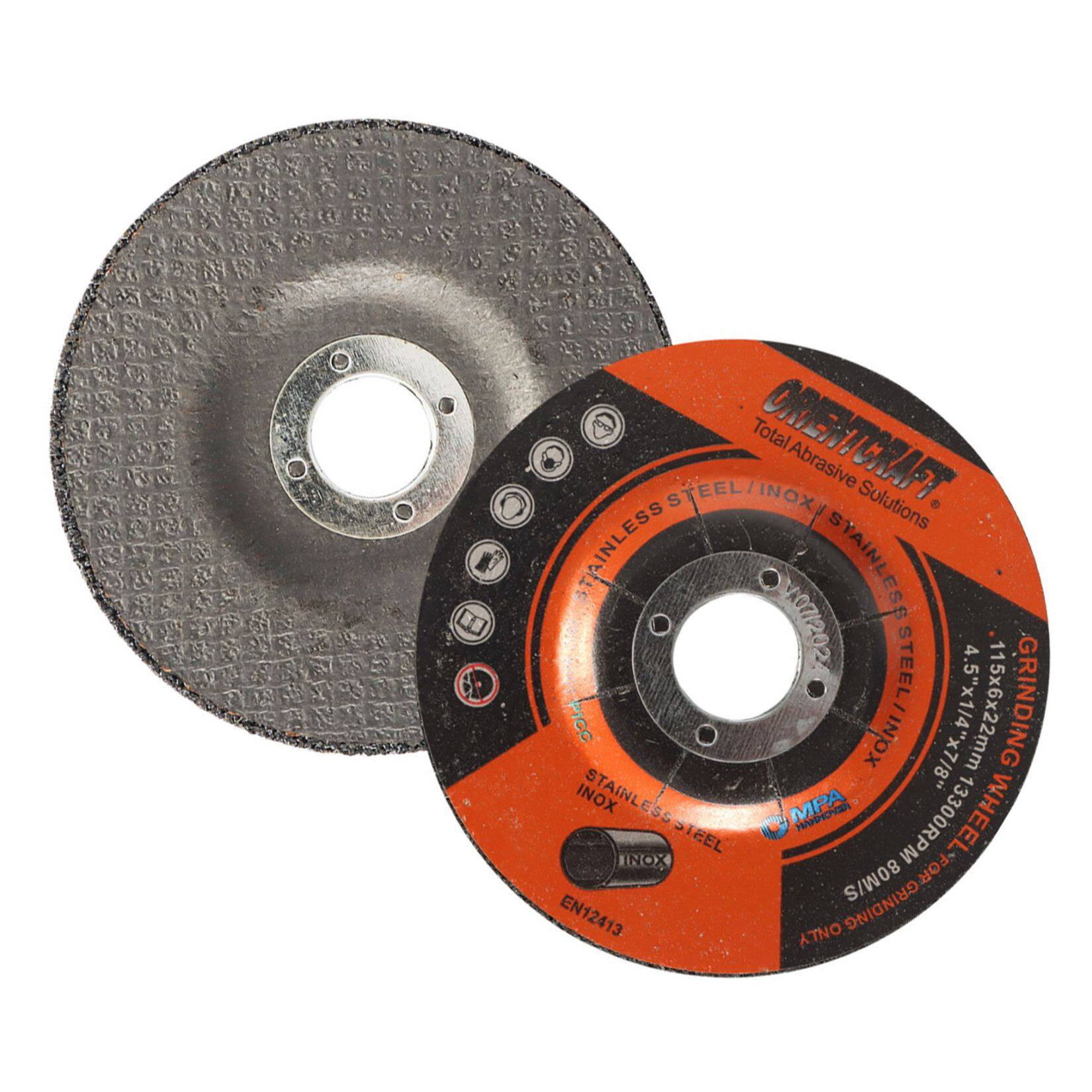 4.5 inch Grinding Cutting Discs for Angle Grinder, 36-Grit Cut-Off ...