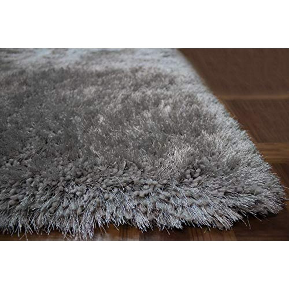 5x7 Feet Silver Light Gray Light Grey Color Solid Plush Decorative ...