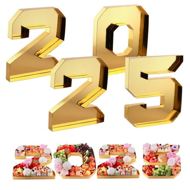 Charcuterie Letter Number Trays Graduation Cardboard Number Stylish ...