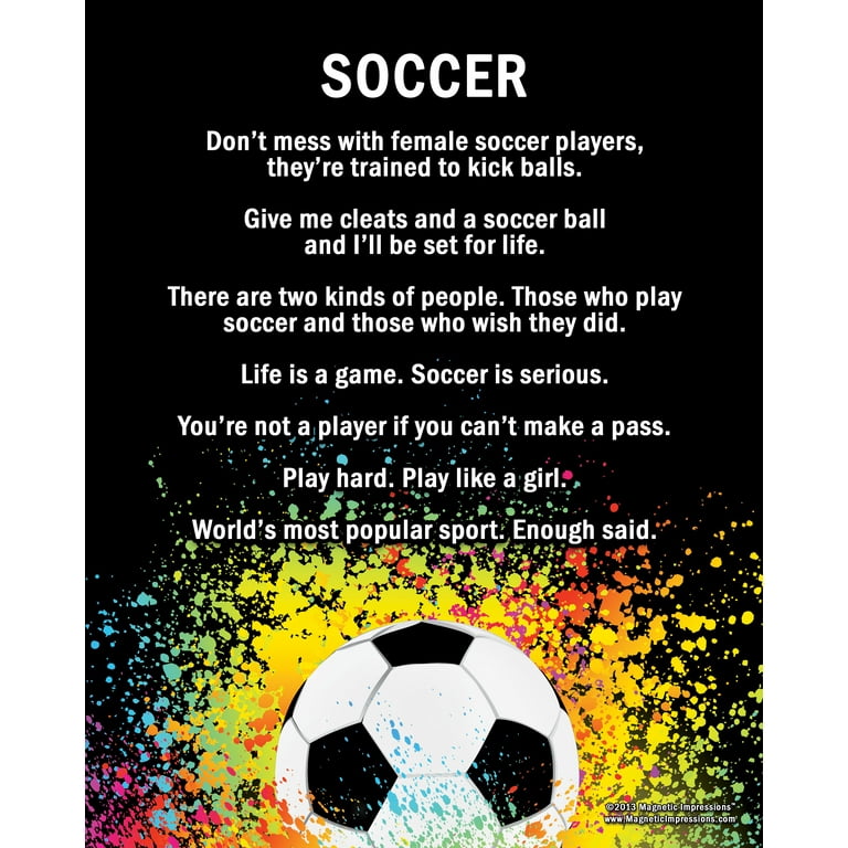 Girl Soccer Sayings
