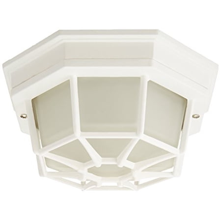 Trans Globe Lighting 40581 WH Traditional One Flushmount Lantern ...