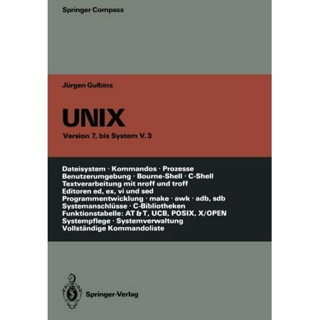J. Rgen Gulbins: Unix | Walmart Canada