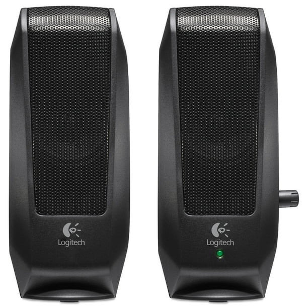Logitech S120 2.0 Multimedia Speakers, Black - Walmart.com