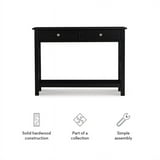 Linon Dalton Wood Console Table in Black - Walmart.com