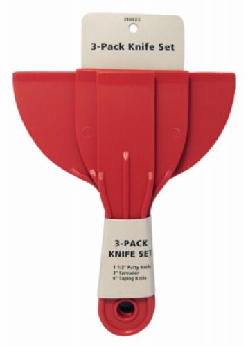 Master Painter 4718TV 3-Pack Plastic Putty Combination Set - Quantity ...