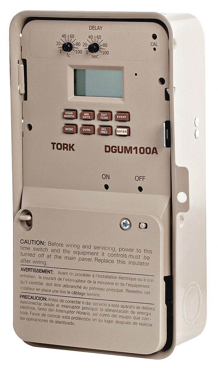Tork Electronic Timer,7/365 Days,SPDT Momen DGUM100A - Walmart.com