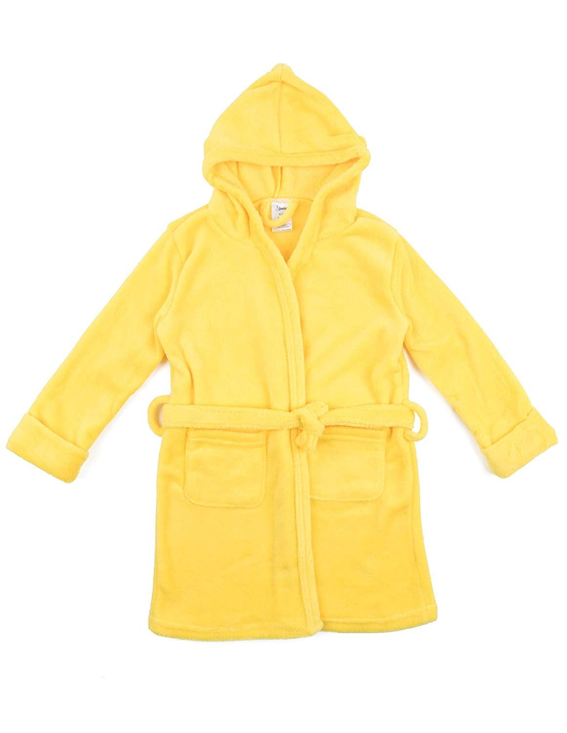 Leveret Kids Fleece Sleep Robe Yellow Size 14 Years - Walmart.com