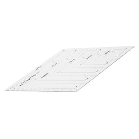 Diamond Rhombus Quilting Sewing Ruler Template DIY Cutting Ruler ...
