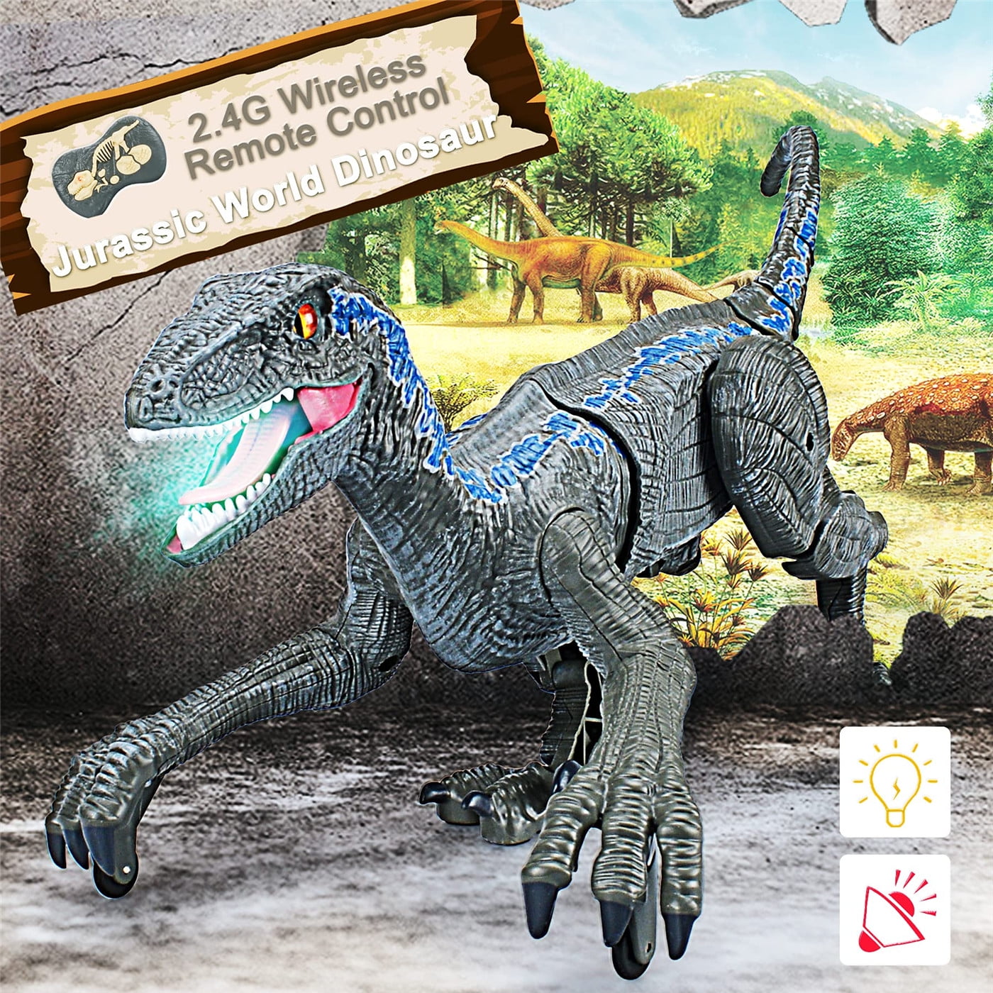 Buy Remote Control Dinosaur Toys, Walking Robot Dinosaurs Toy with ...