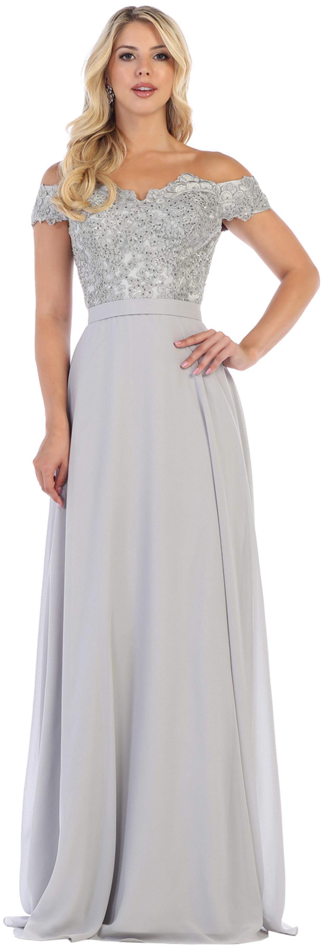 OFF THE SHOULDER PROM DRESS - Walmart.com
