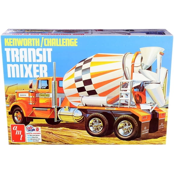 AMT Kenworth Cement Mixer Plastic Model Kit - Walmart.com