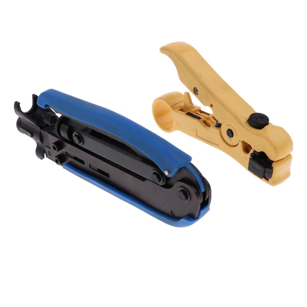 Coaxial Cable Compression Tool & Tool For Network Internet Cable ...