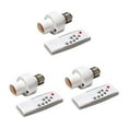 1/3 Set Light Bulbs Socket Switches Remote Control Light Socket E27 ...